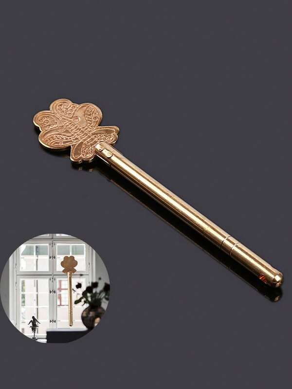 1pc 11.5cm Butterfly Shaped Brass Latch Bolt, Antique Imitated Pure ...