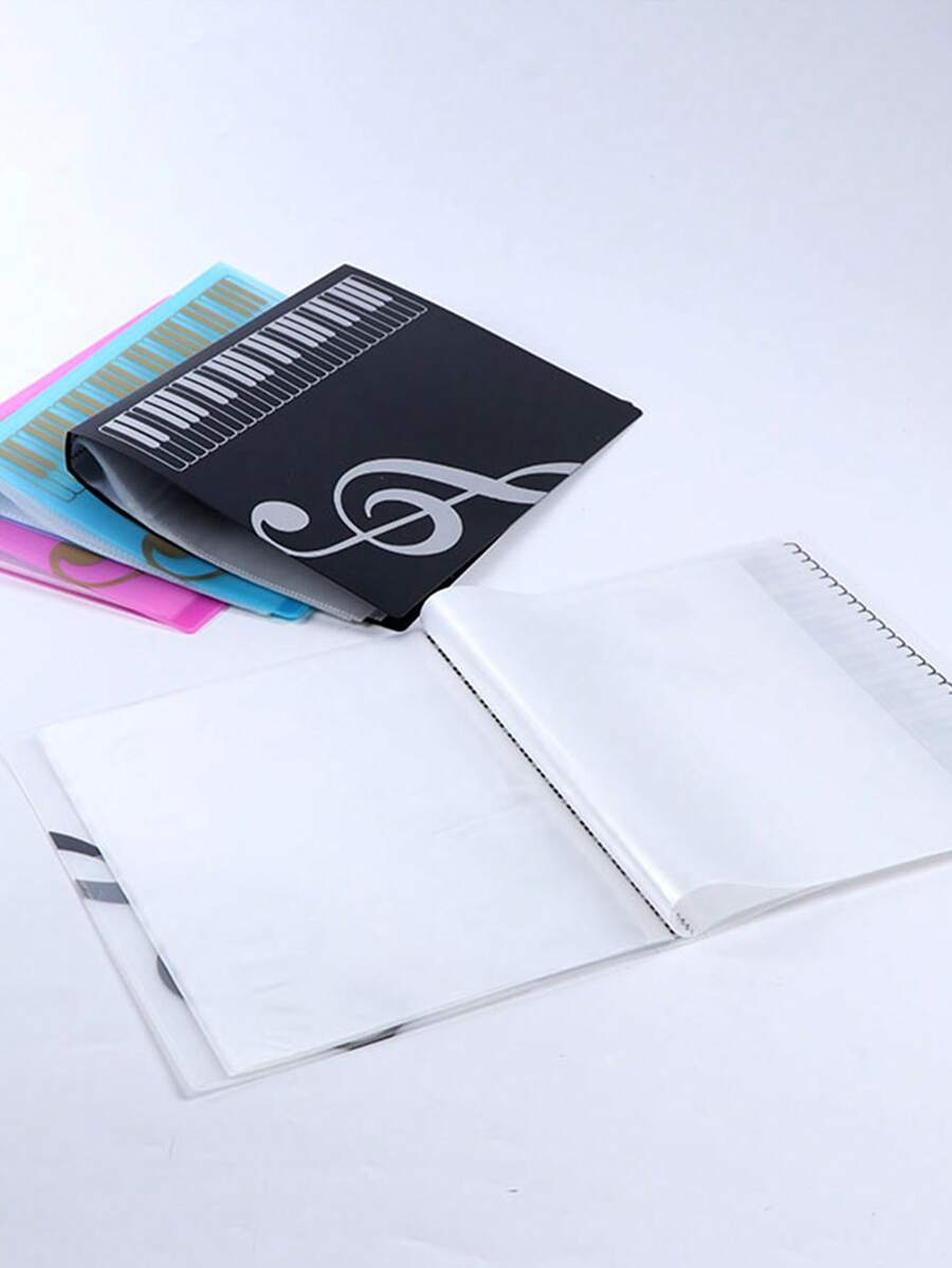 1pc Music Note Pattern File Folder, Simple Multi-layer Accordion Folder ...