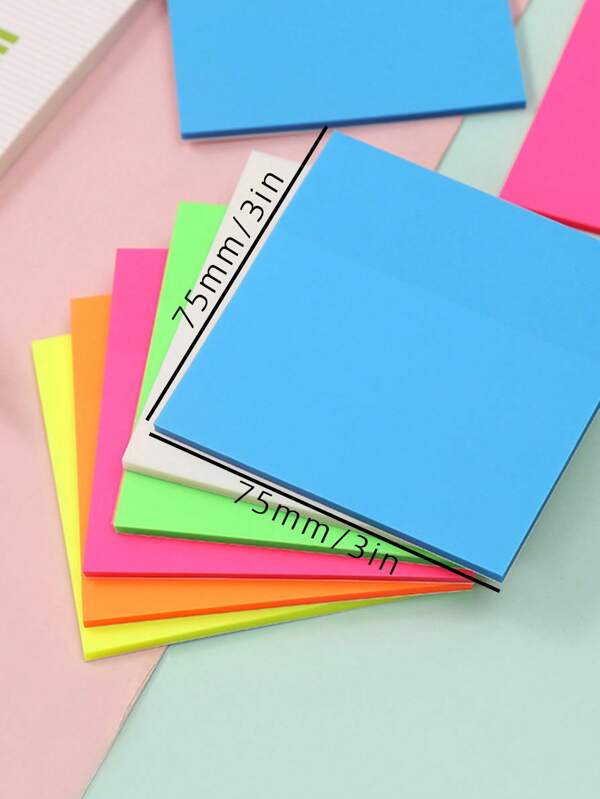 Transparent Memo Pad Bookmark Marker Memo Sticker Paper Office School ...