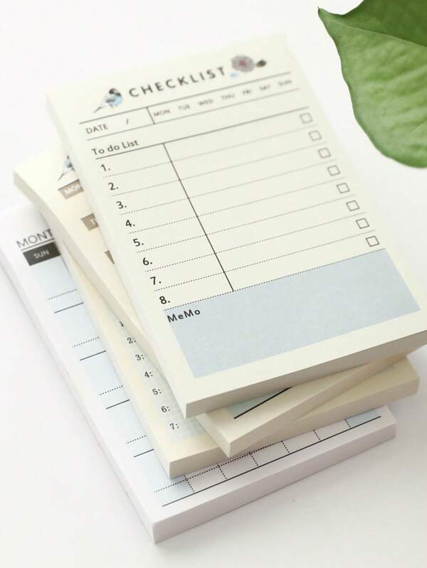 1pc Letter & Line Pattern Sticky Note, Simple Multi-purpose Easy To ...