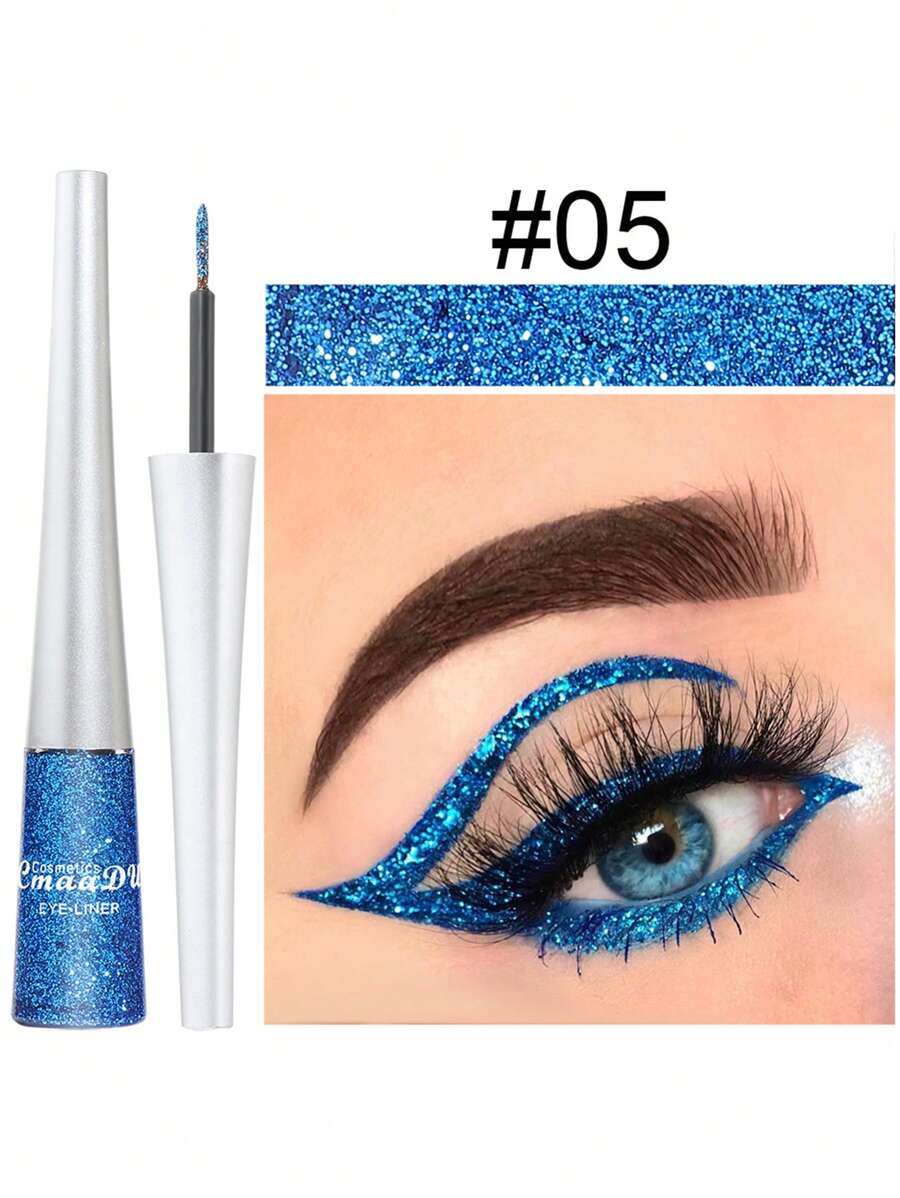 Waterproof Glitter Liquid Eyeliner, Long-lasting Eyeliner Pen, Easy To ...