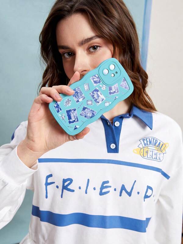 FRIENDS X SHEIN Coque de téléphone portable à lettres | Mode en ligne ...