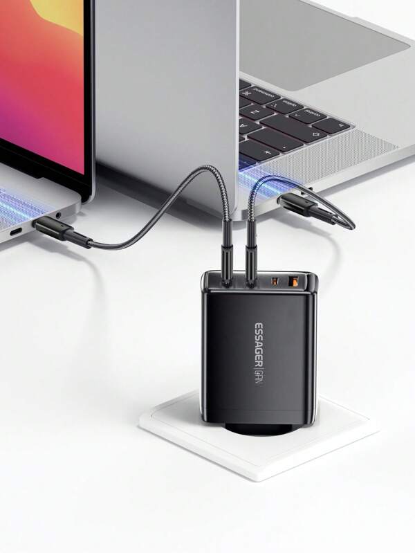 1pc 120W GaN USB Type C Charger Head | SHEIN USA