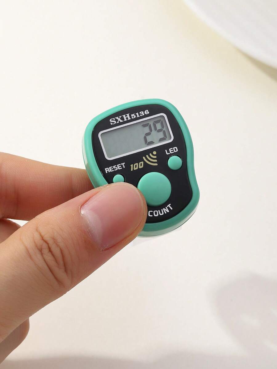 4 Digit Number Counters Metal Shell Hand Finger Display Manual Counting ...