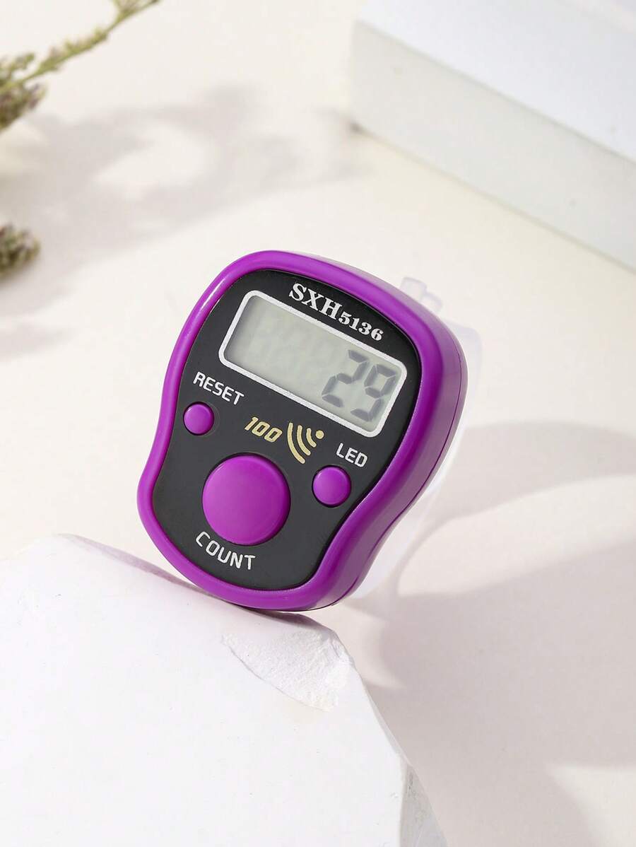 4 Digit Number Counters Metal Shell Hand Finger Display Manual Counting ...