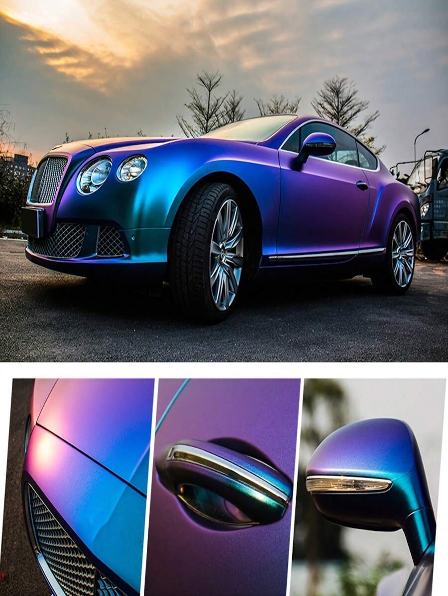 1roll Holographic Car Color Changing Sticker | SHEIN USA