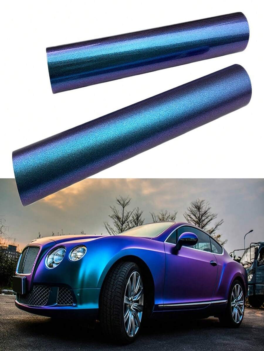 1roll Holographic Car Color Changing Sticker | SHEIN USA