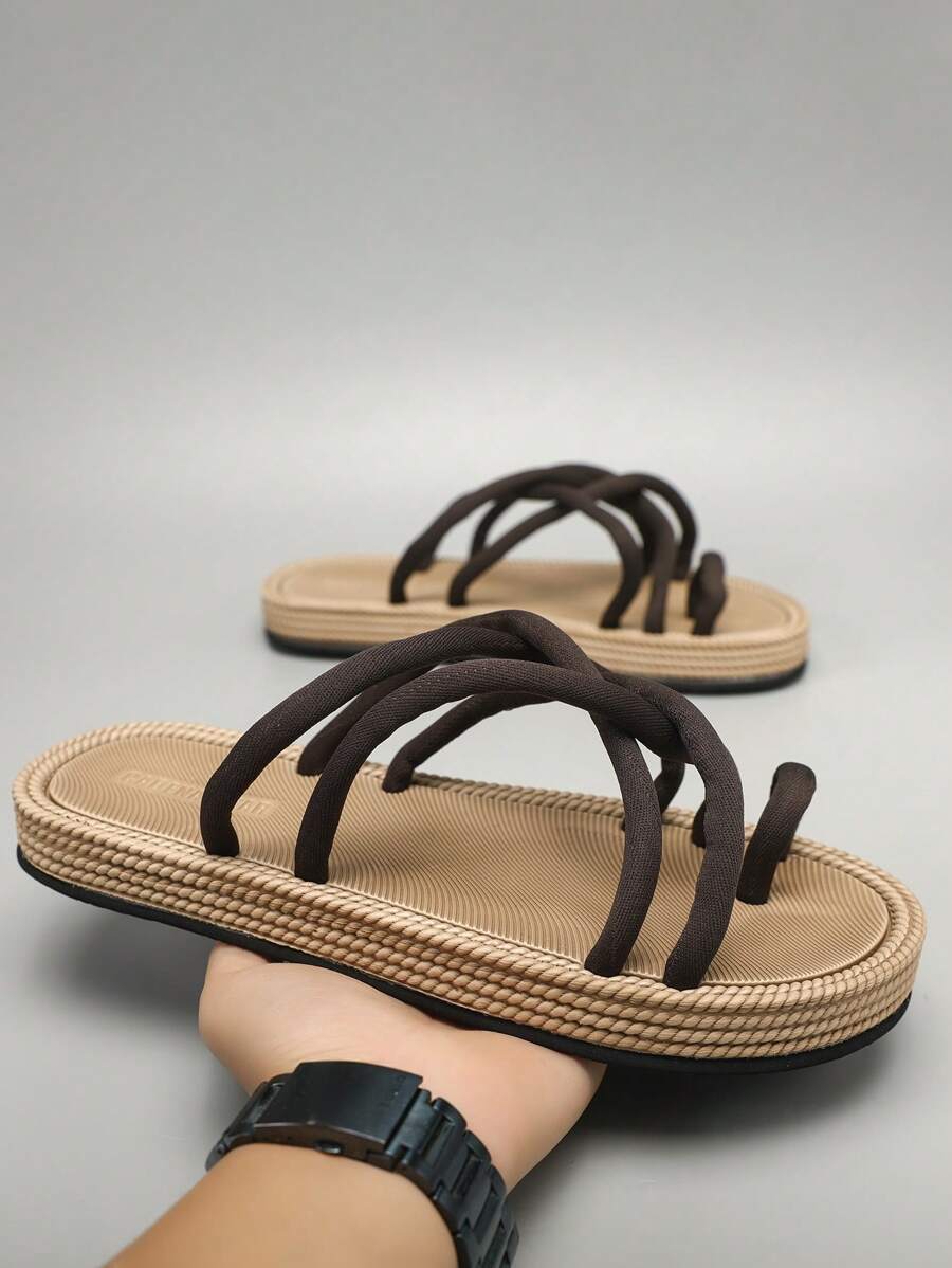 Men Crossover Strap Flip Flops, Fashion Summer Flip Flops | SHEIN USA