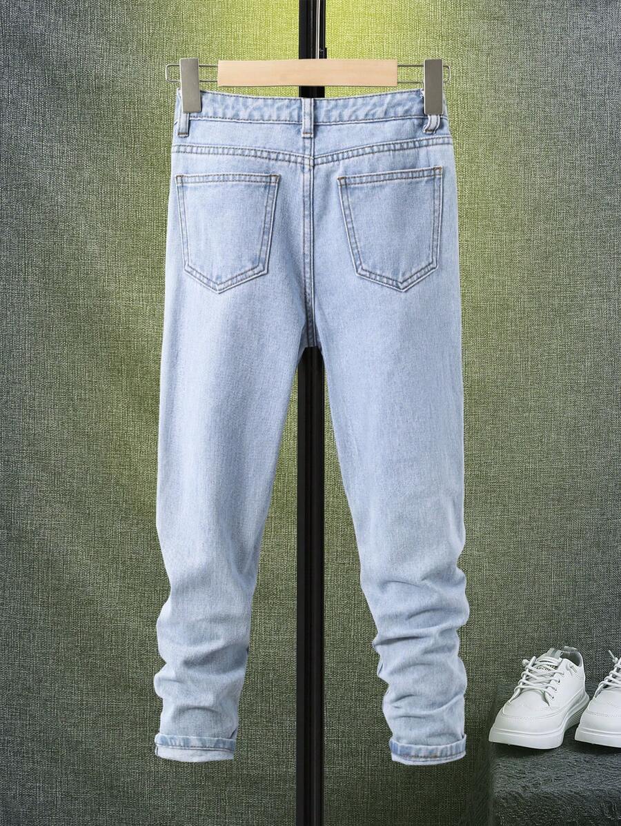 SHEIN Tween Boy Slant Pocket Jeans | SHEIN USA