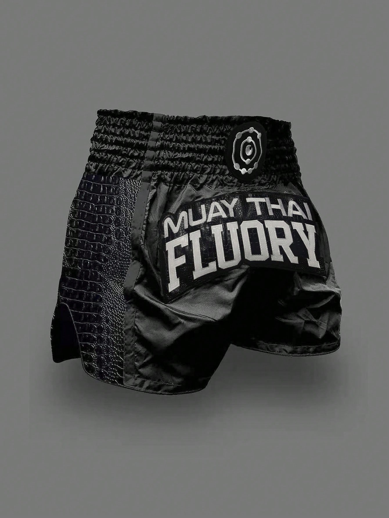 Shorts boxer con estampado de slogan