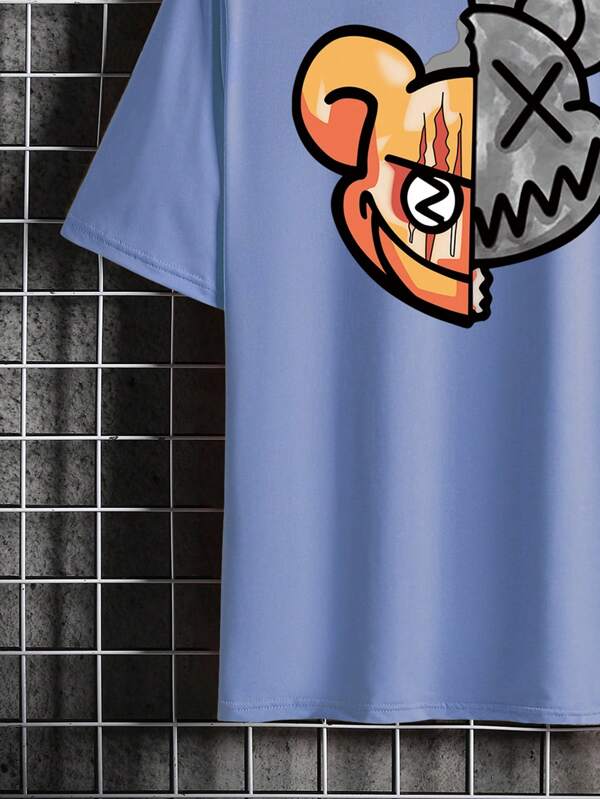 Manfinity EMRG Men Cartoon Graphic Tee | SHEIN USA