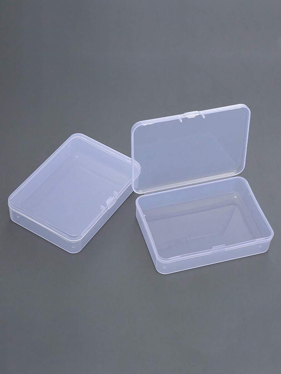2pcs Clear Card Storage Box, Simple Multi-Purpose Card Holder For Card ...
