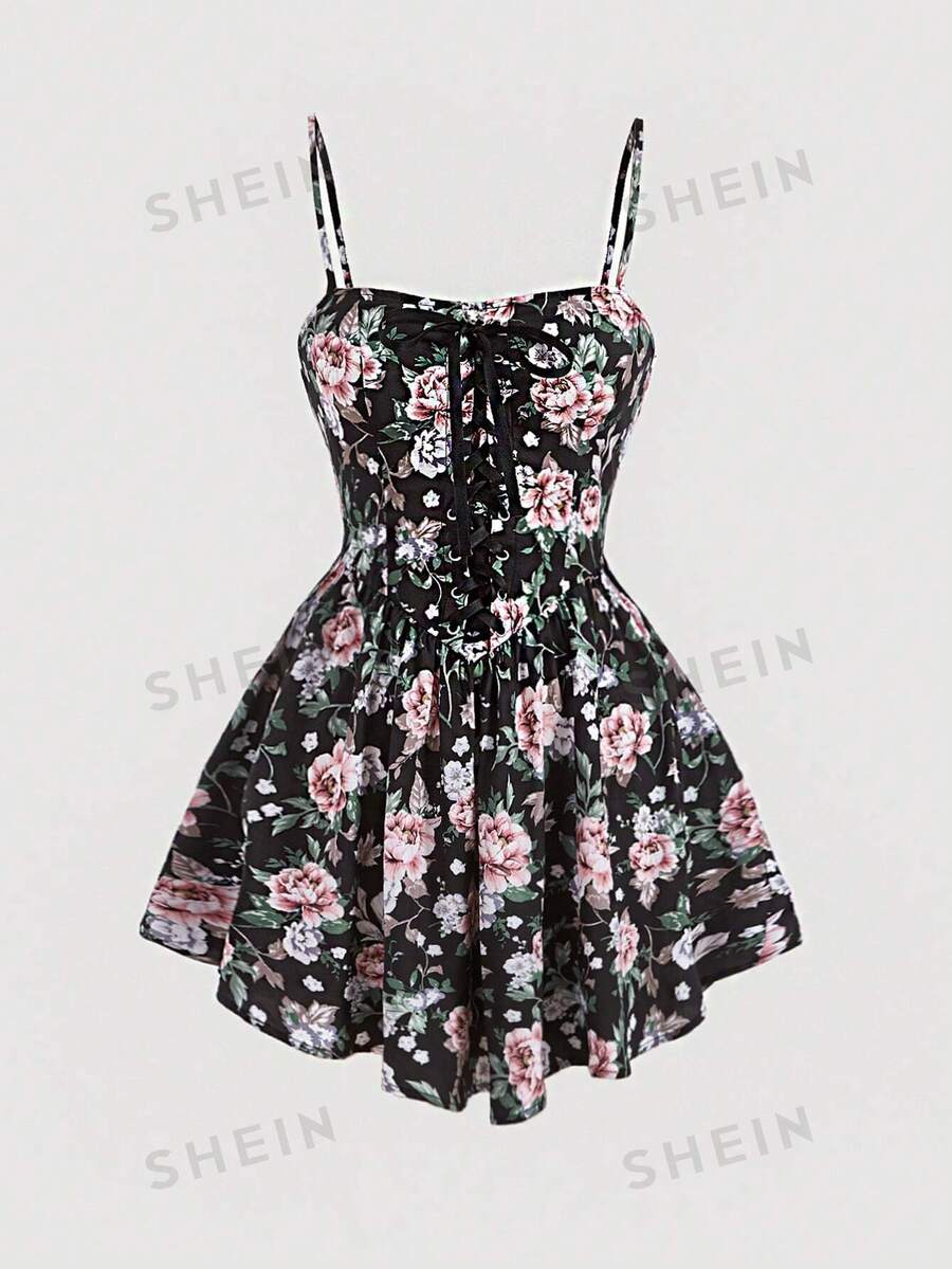 SHEIN MOD Floral Print Cami Dress | SHEIN UK