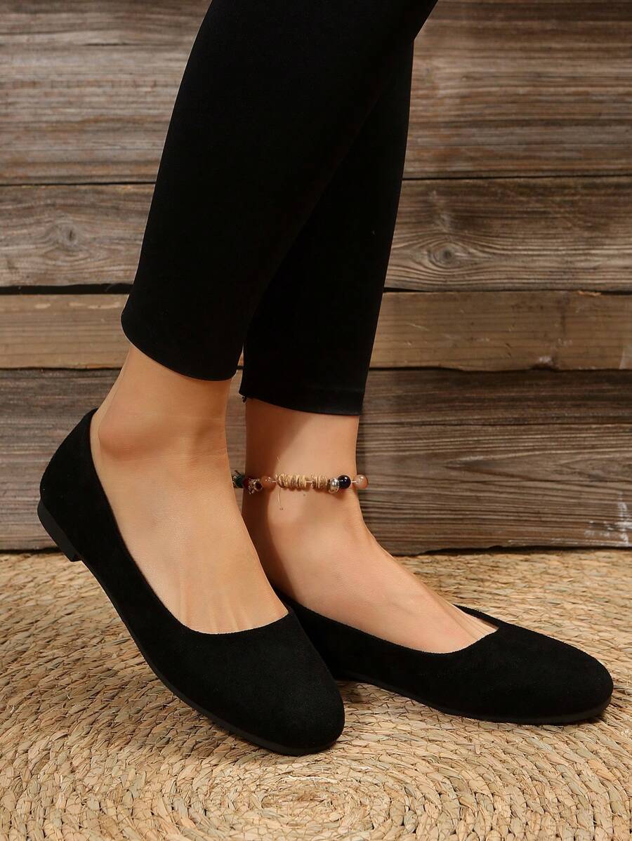 Women Minimalist Ballet Flats, Elegant Outdoor Flats | SHEIN USA