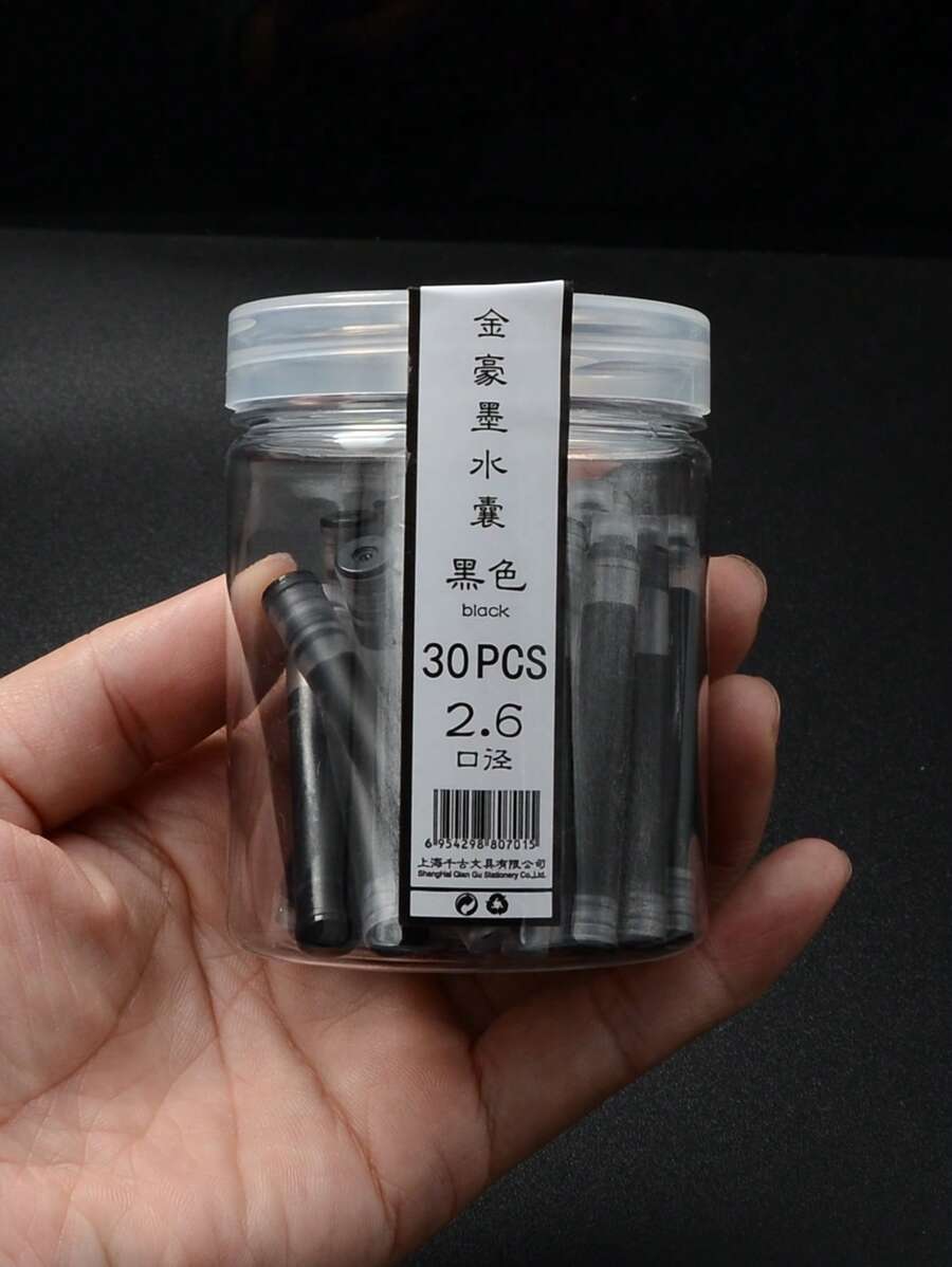 1box Black Ink Simple Multi-Purpose Easy To Use Ink For Ink Pen, Office ...