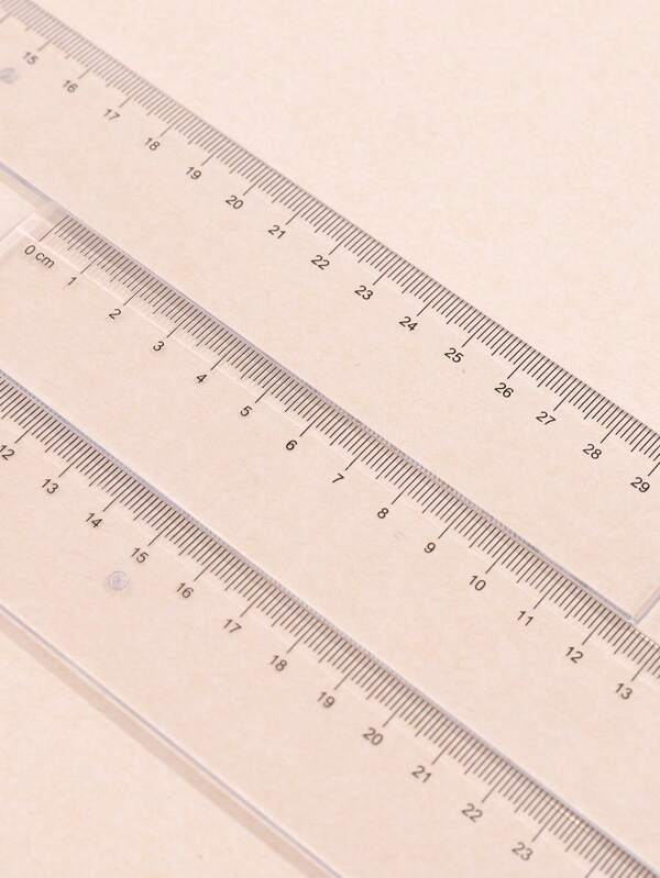 1 pièce Règle transparent en plastique | Mode en ligne | SHEIN FRANCE