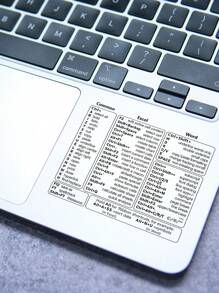 1sheet Shortcut Key Pattern Laptop Protective Sticker, Keyboard ...