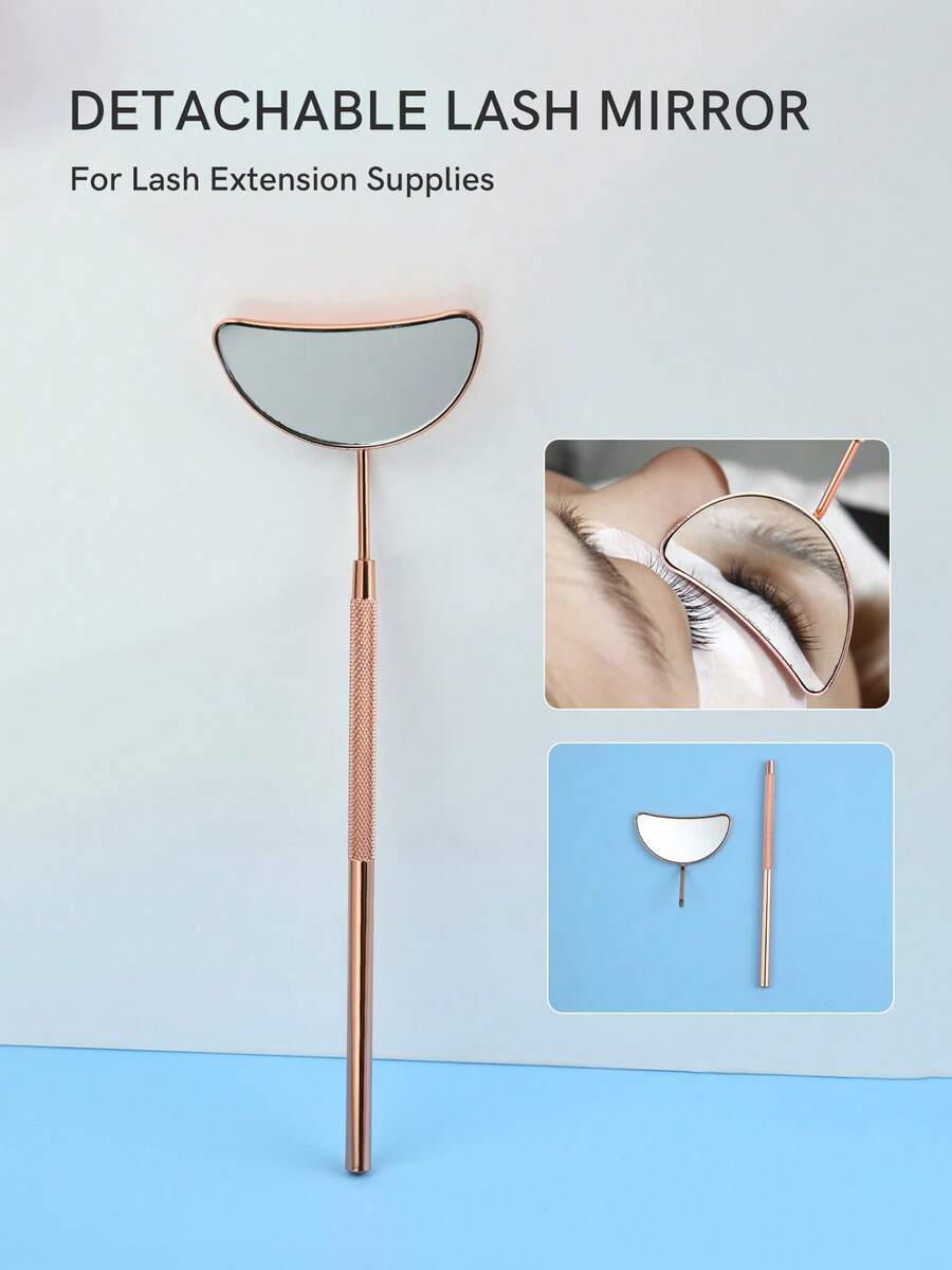 Lash Mirror, Stainless Steel Makeup Mirror, Eyelash Extensions ...
