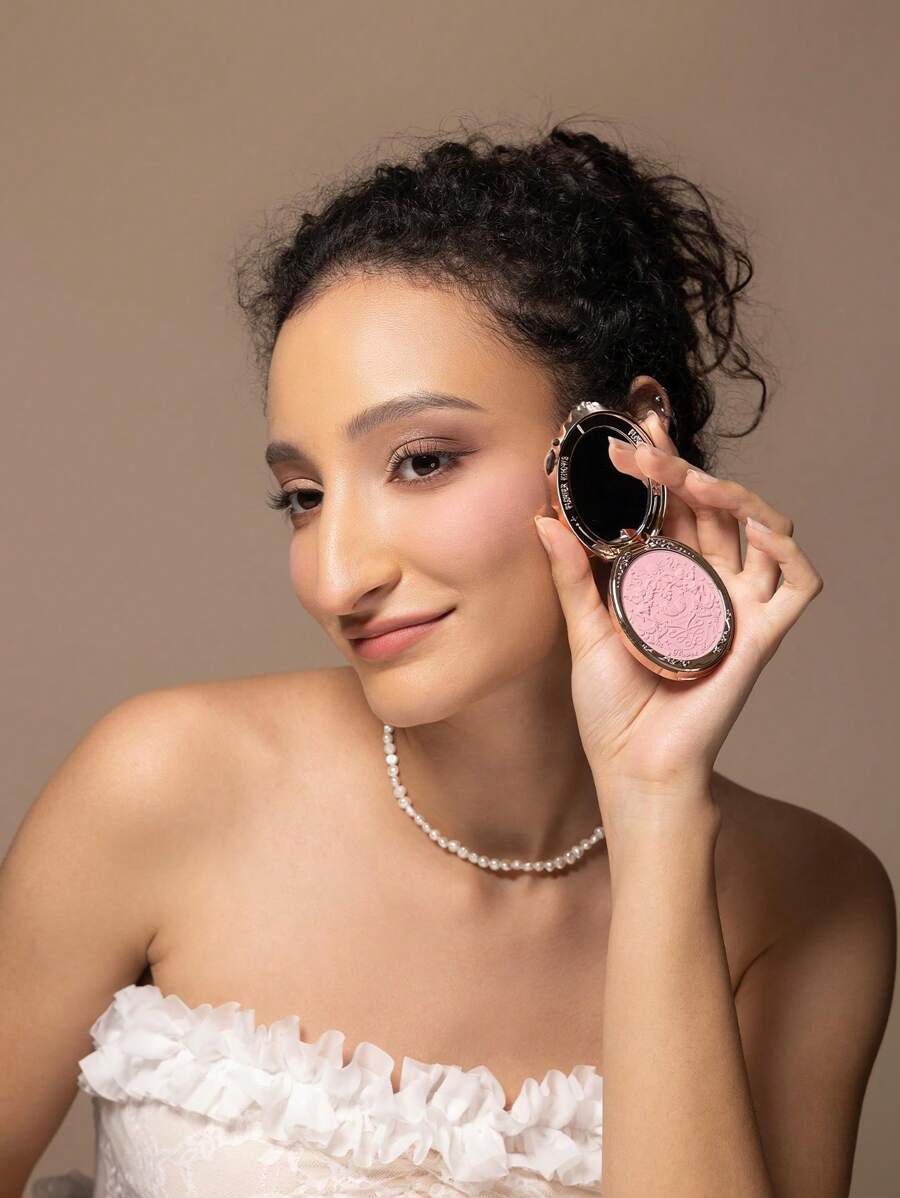 Flower Knows Strawberry Rococo Embossed Blush - 02 Pure Rhyme | SHEIN USA