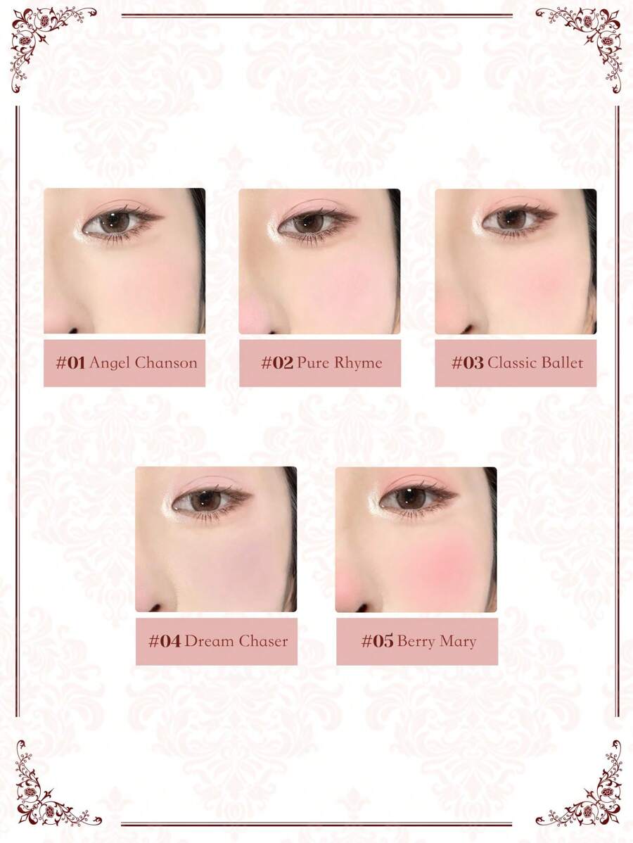 Flower Knows Strawberry Rococo Embossed Blush - 02 Pure Rhyme | SHEIN USA