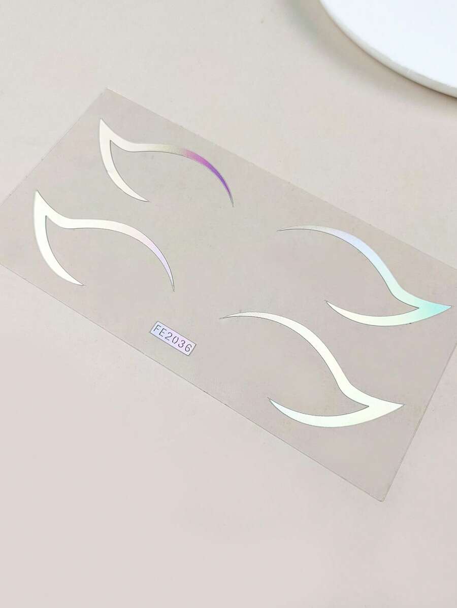 1sheet Eyeliner Tattoo Sticker, Festival/y2k Themed Makeup & Party ...