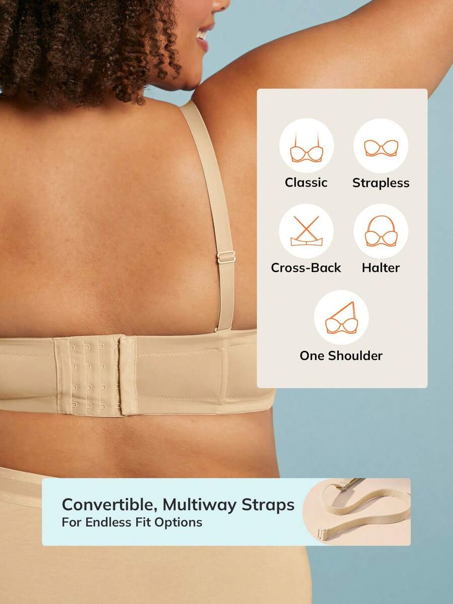 Luvlette Plus Strapless Push-Up Bra | SHEIN USA