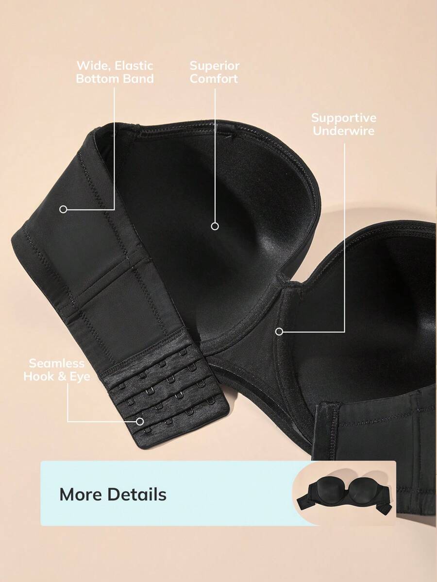 Luvlette Plus Strapless Push-Up Bra | SHEIN USA