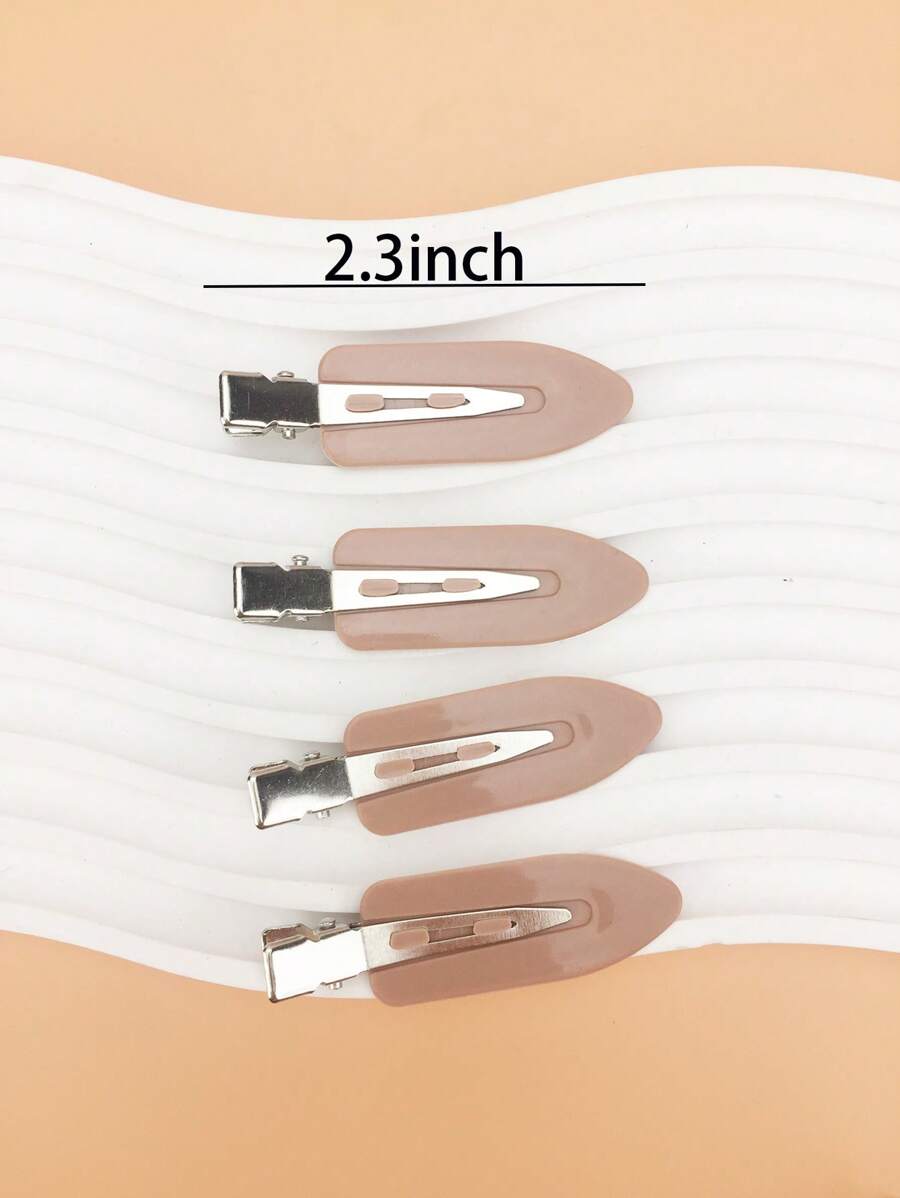 10pcs Shiny Hair Clips With Glitter, Seamless Bangs Hairclips, Skate ...