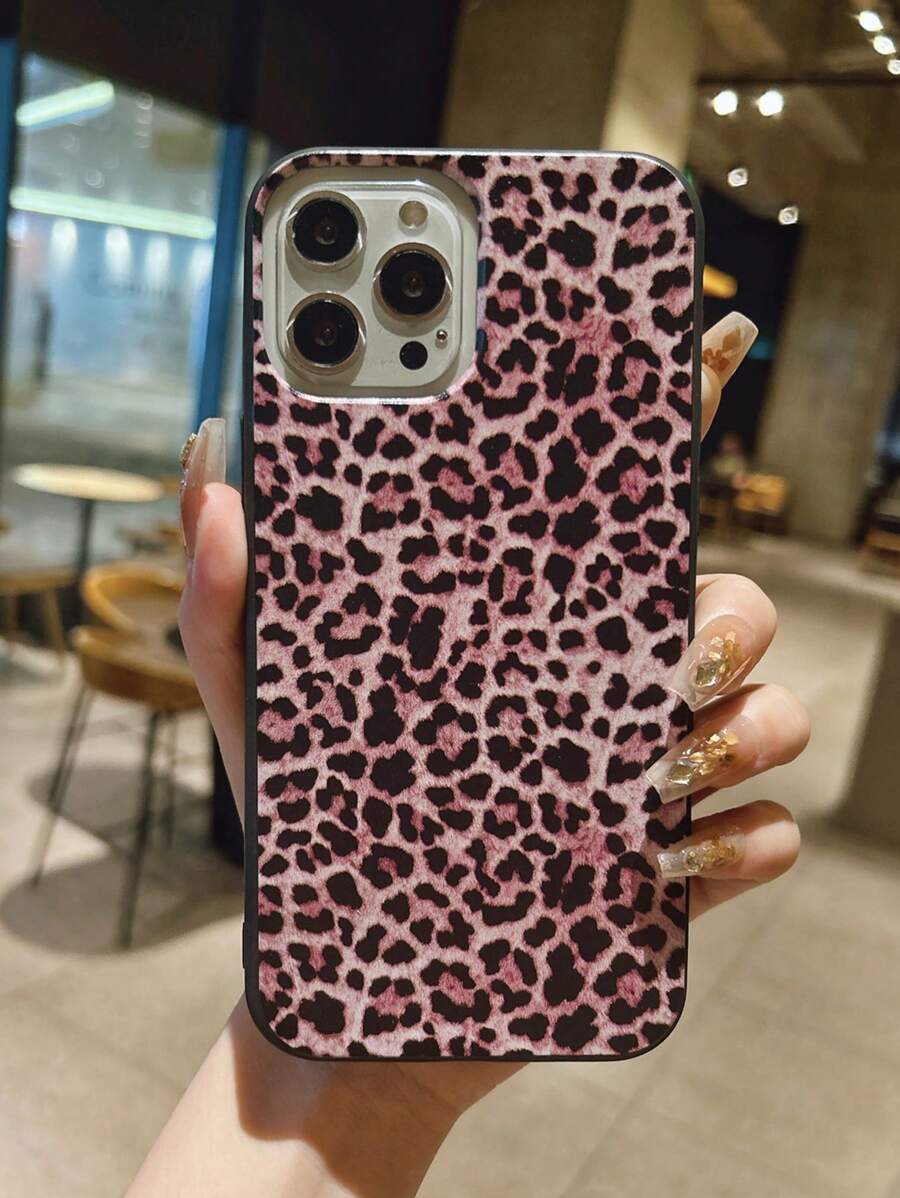 Cheetah Print Animal Print Pink Leopard Print Anti-Fall Phone Case ...