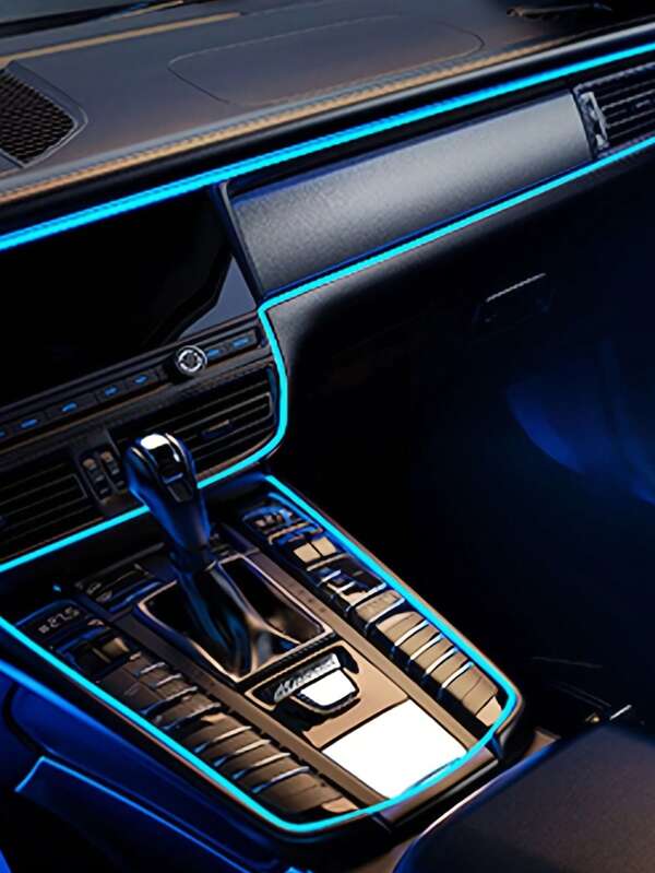 1pc Blue Plastic Car LED Interior Atmosphere Light | SHEIN USA