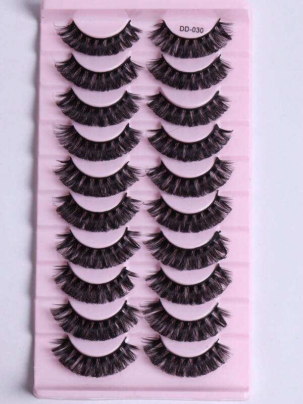 10pairs Extra Long False Eyelashes | SHEIN