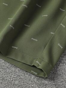 Manfinity RSRT Men Allover Print Drawstring Waist Shorts | SHEIN
