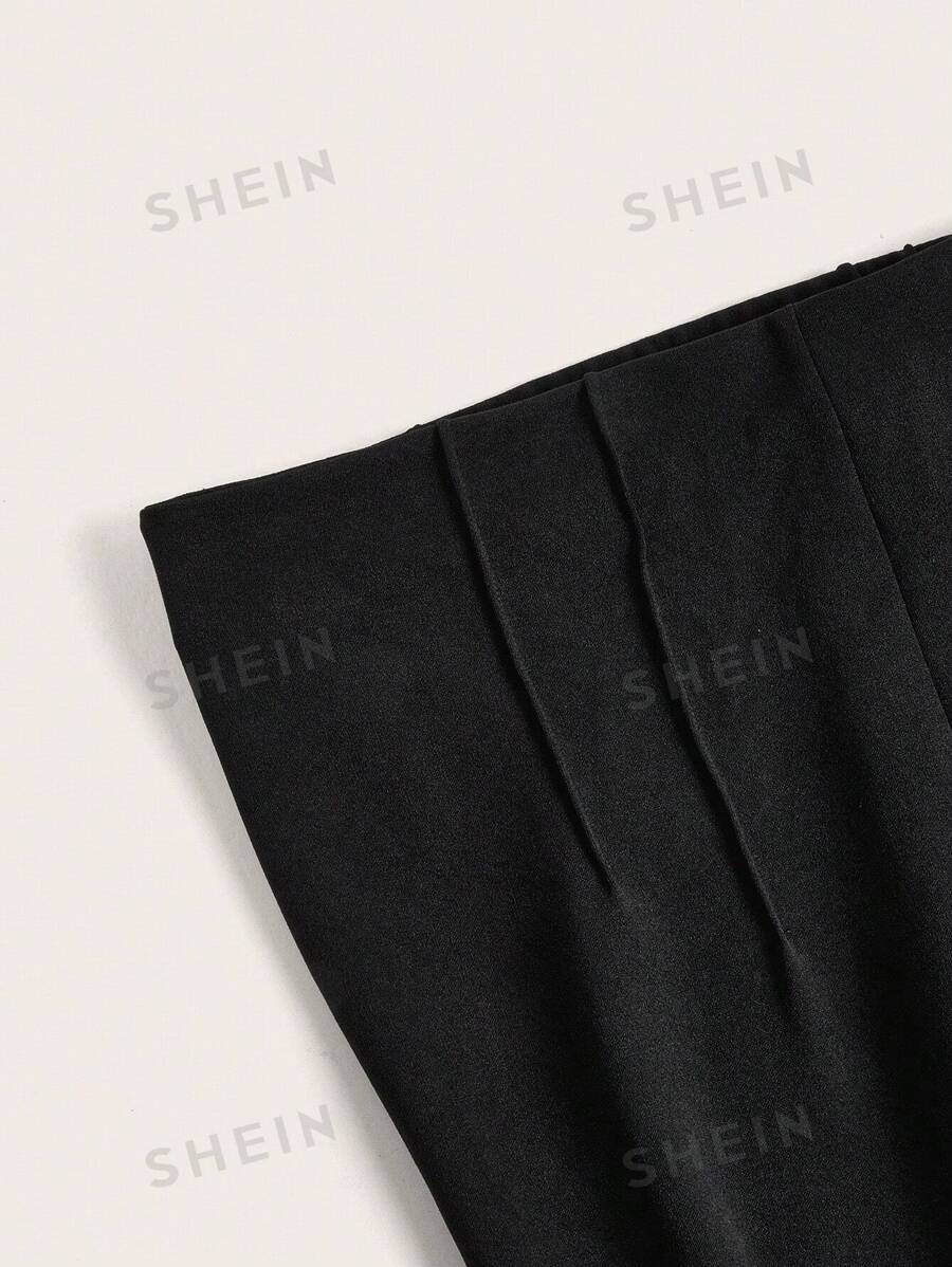 Shein Lune Plus Solid High Waist Comfy Pants Shein Usa