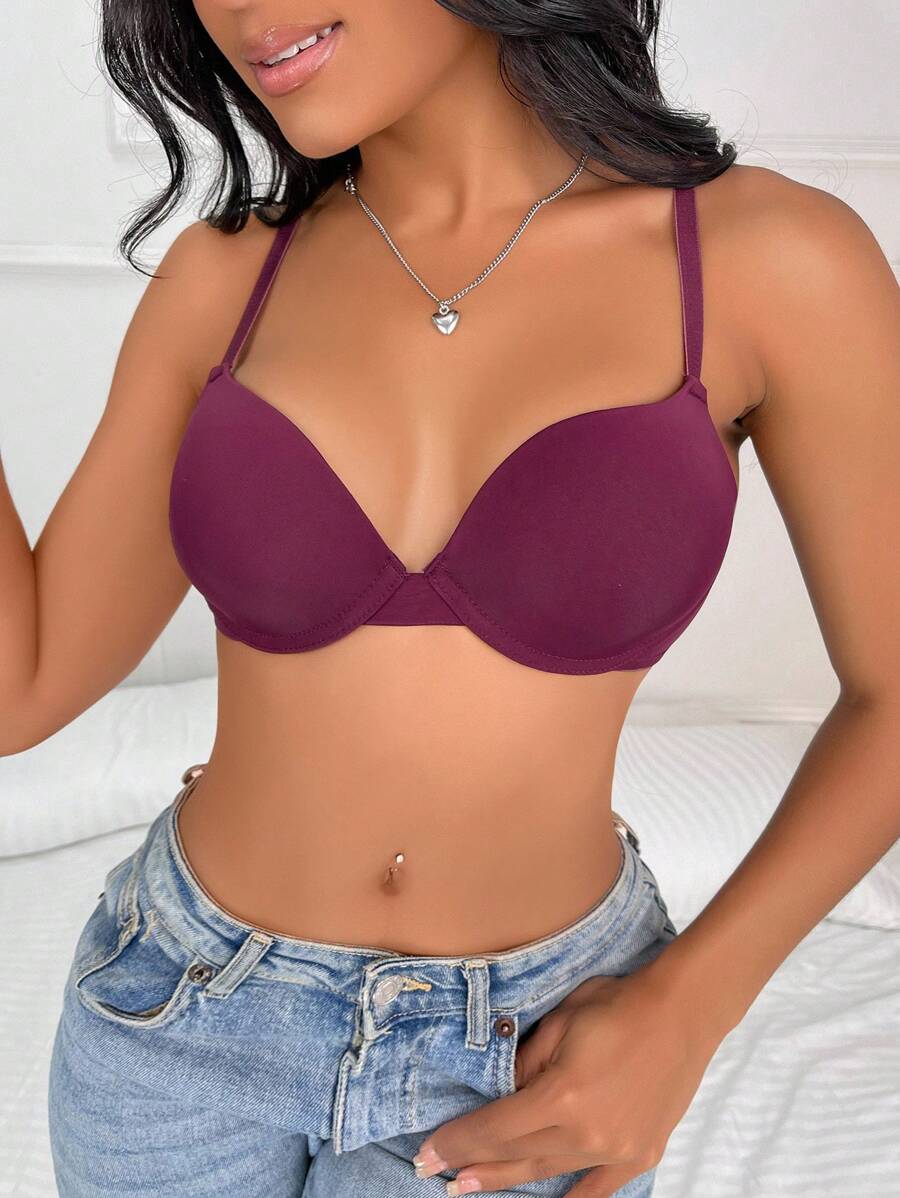 Solid Underwire Bra | SHEIN USA