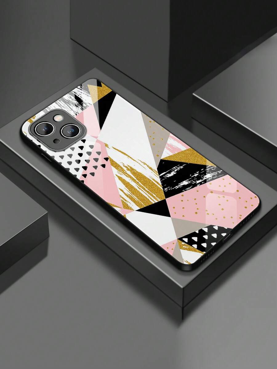 Geometric Pattern Phone Case | SHEIN USA