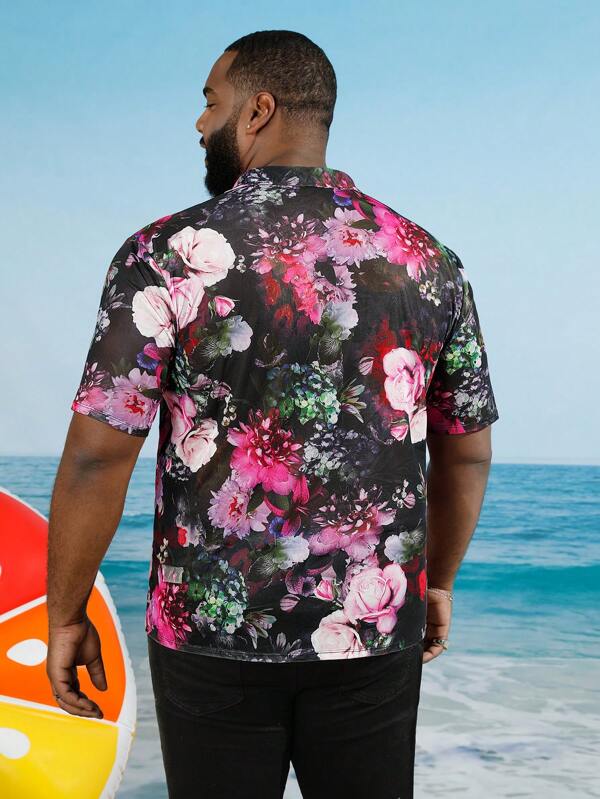Manfinity RSRT Men Floral Print Shirt | SHEIN USA