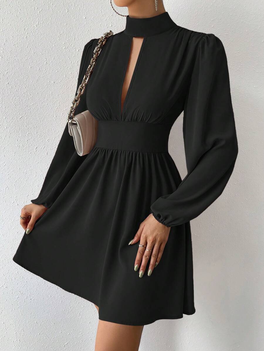 SHEIN Raffinéa Robe mi-longue à taille nouée avec motif cœur pour la ...