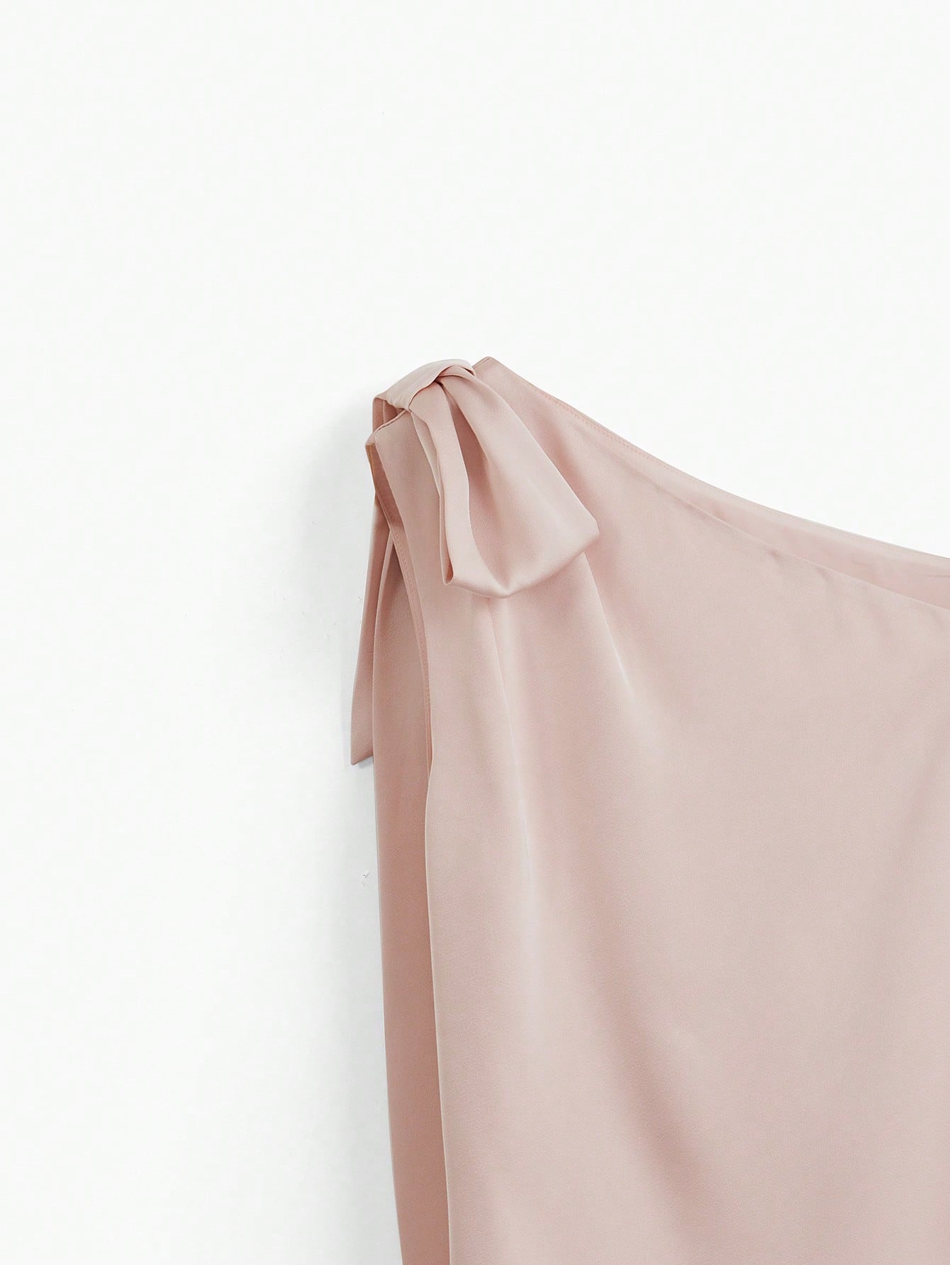 MOTF PREMIUM SATIN SHOULDER BOW BLOUSE | SHEIN EUR