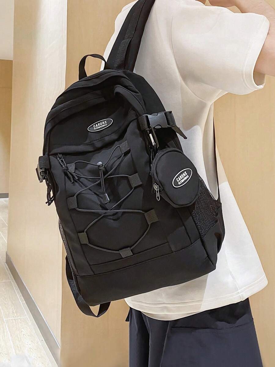 Fashion Large Capacity Casual Versatile Backpack With Coin Purse ...
