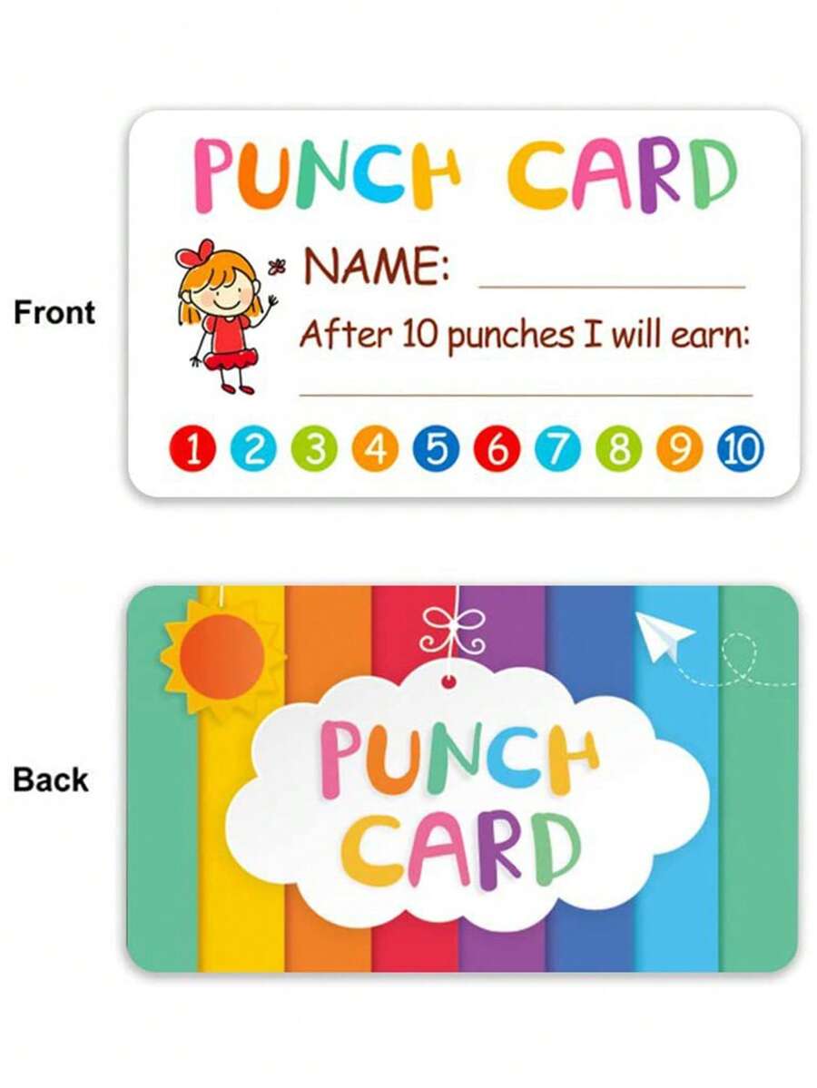 50pcs Multi-color Letter & Figure Graphic Card, Cute Multi-purpose ...
