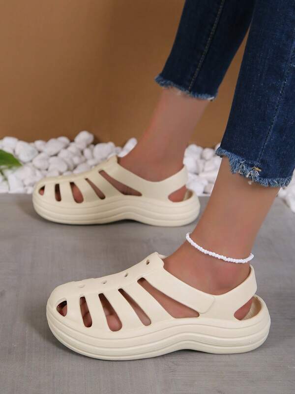 Women Hollow Out Vented Clogs, EVA Slingback Fashion Clogs | SHEIN USA