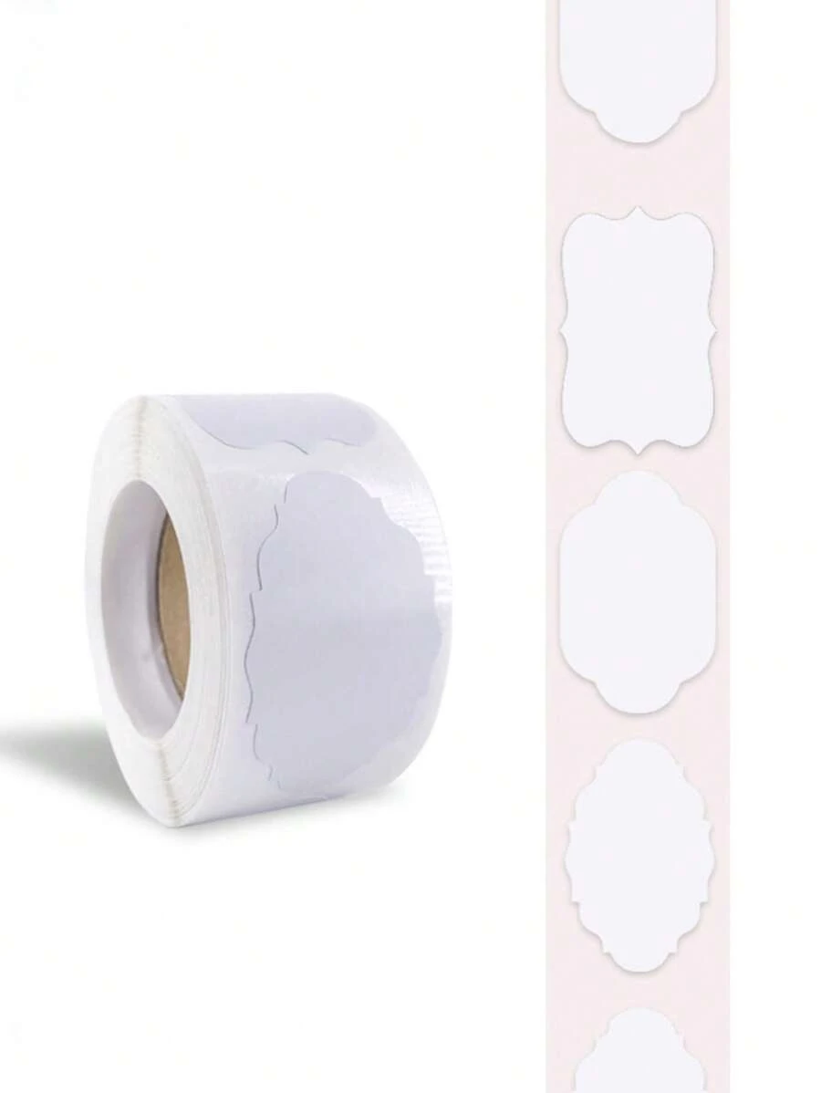 1roll Solid Color Label Sticker, Simple Multi-purpose Writable Label ...