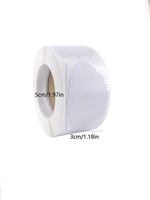 1roll Solid Color Label Sticker, Simple Multi-purpose Writable Label ...