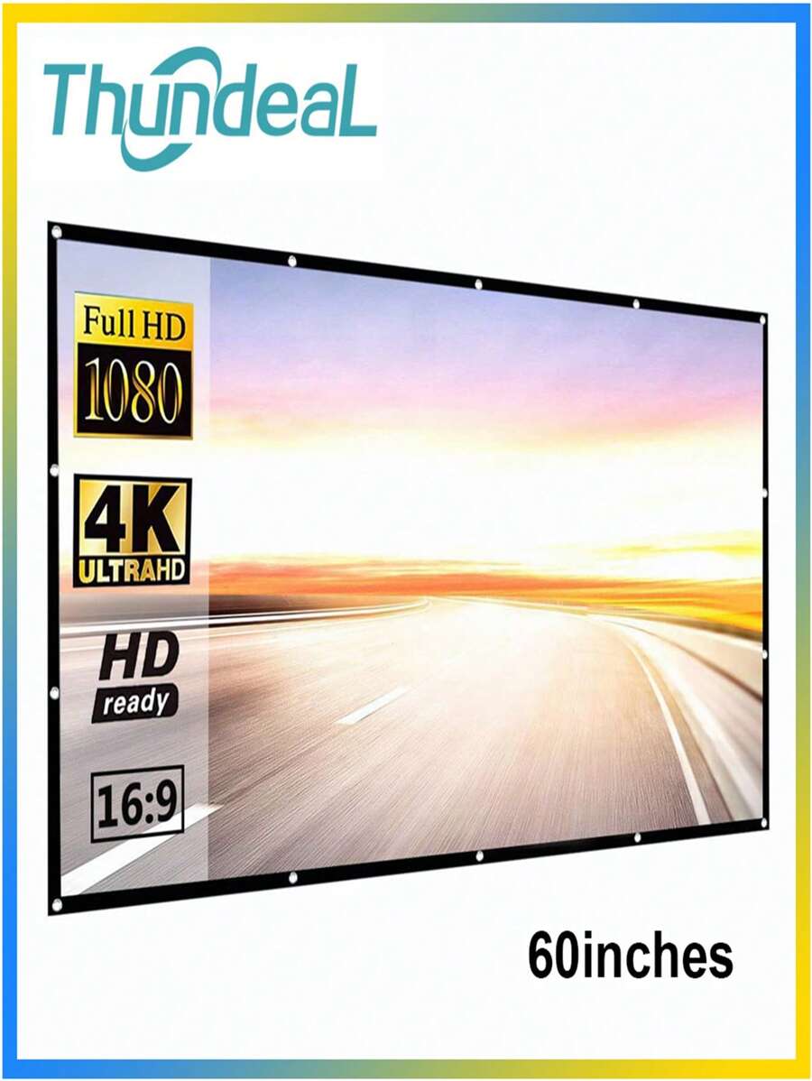 ThundeaL 60 Inch Projector Screen Cloth | SHEIN USA