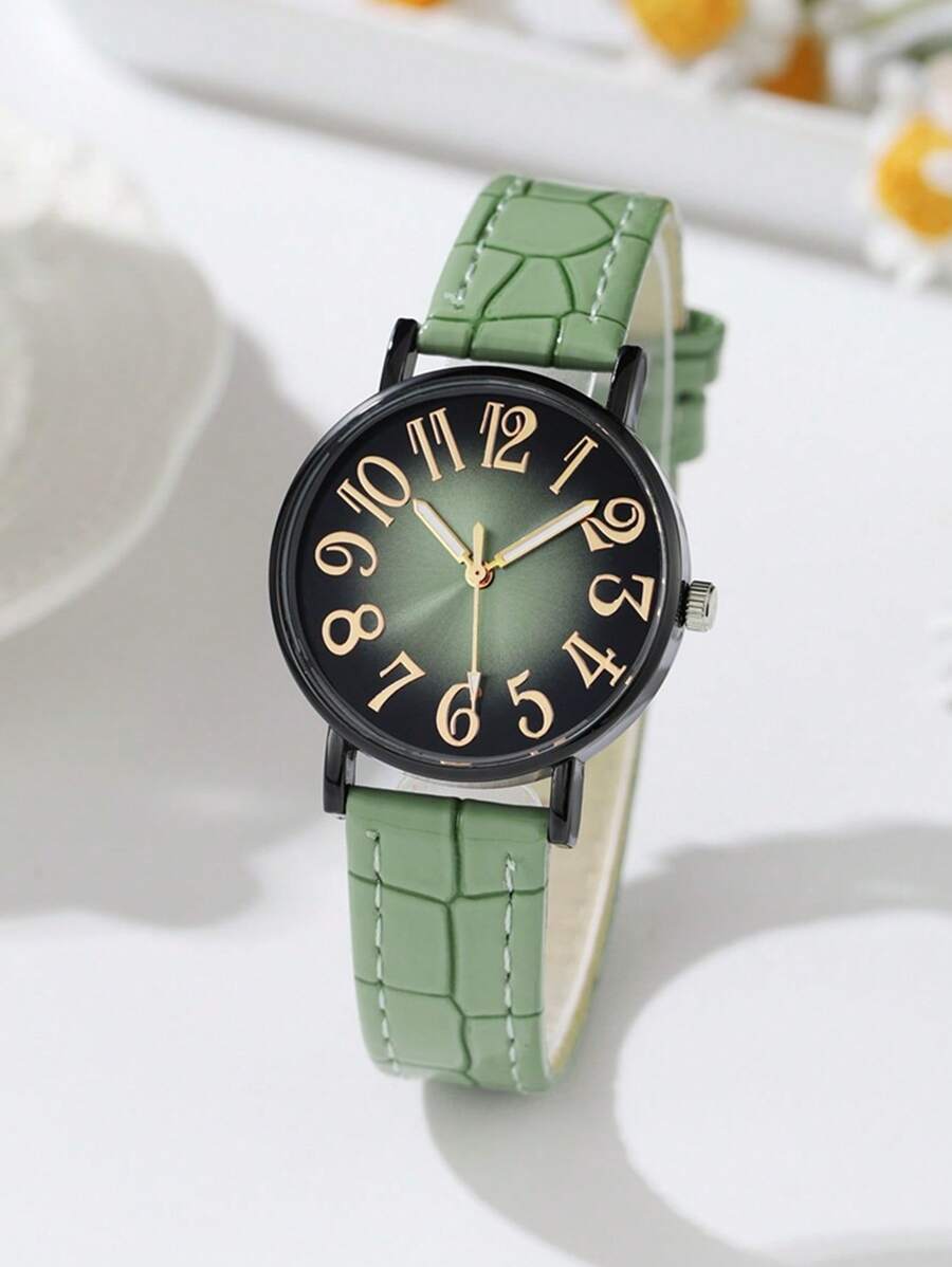 Round Pointer Quartz Watch | SHEIN USA