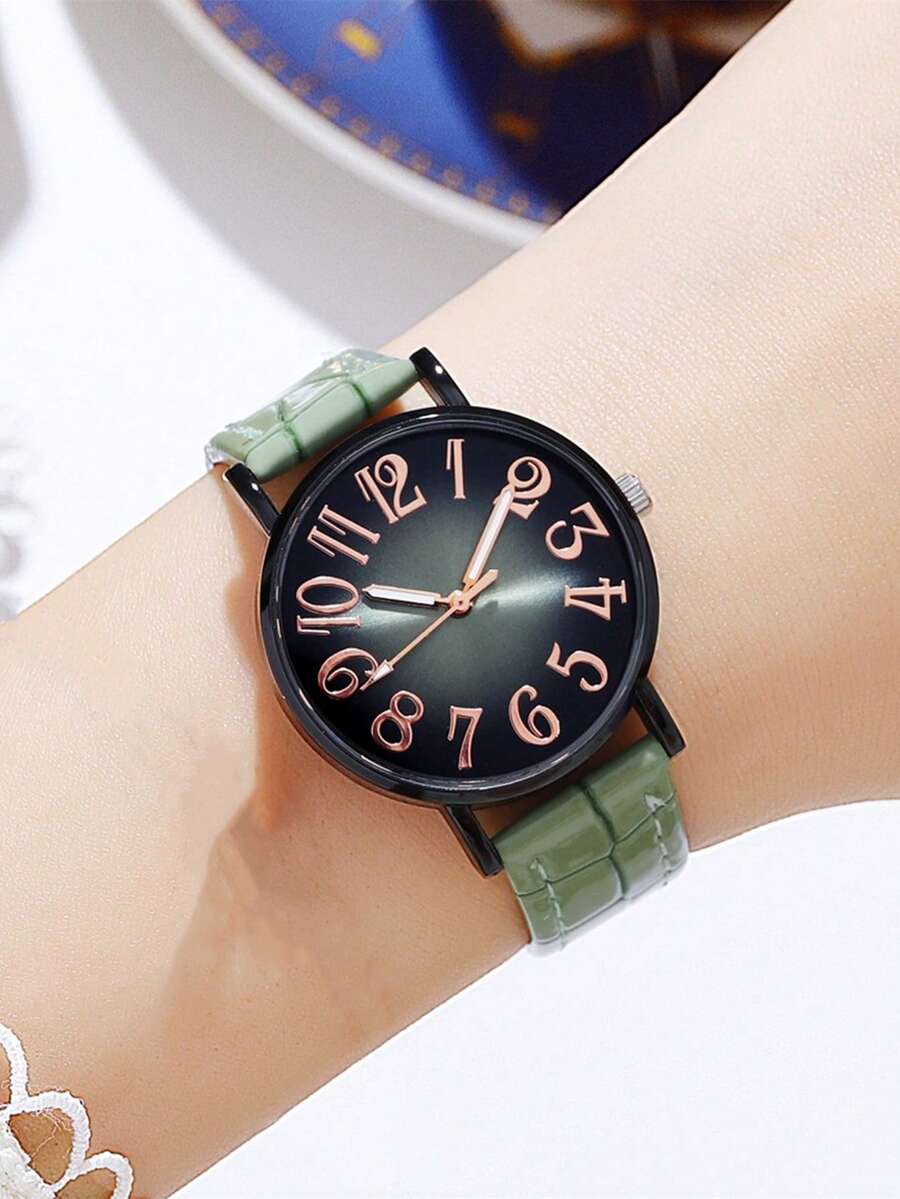 Round Pointer Quartz Watch | SHEIN USA
