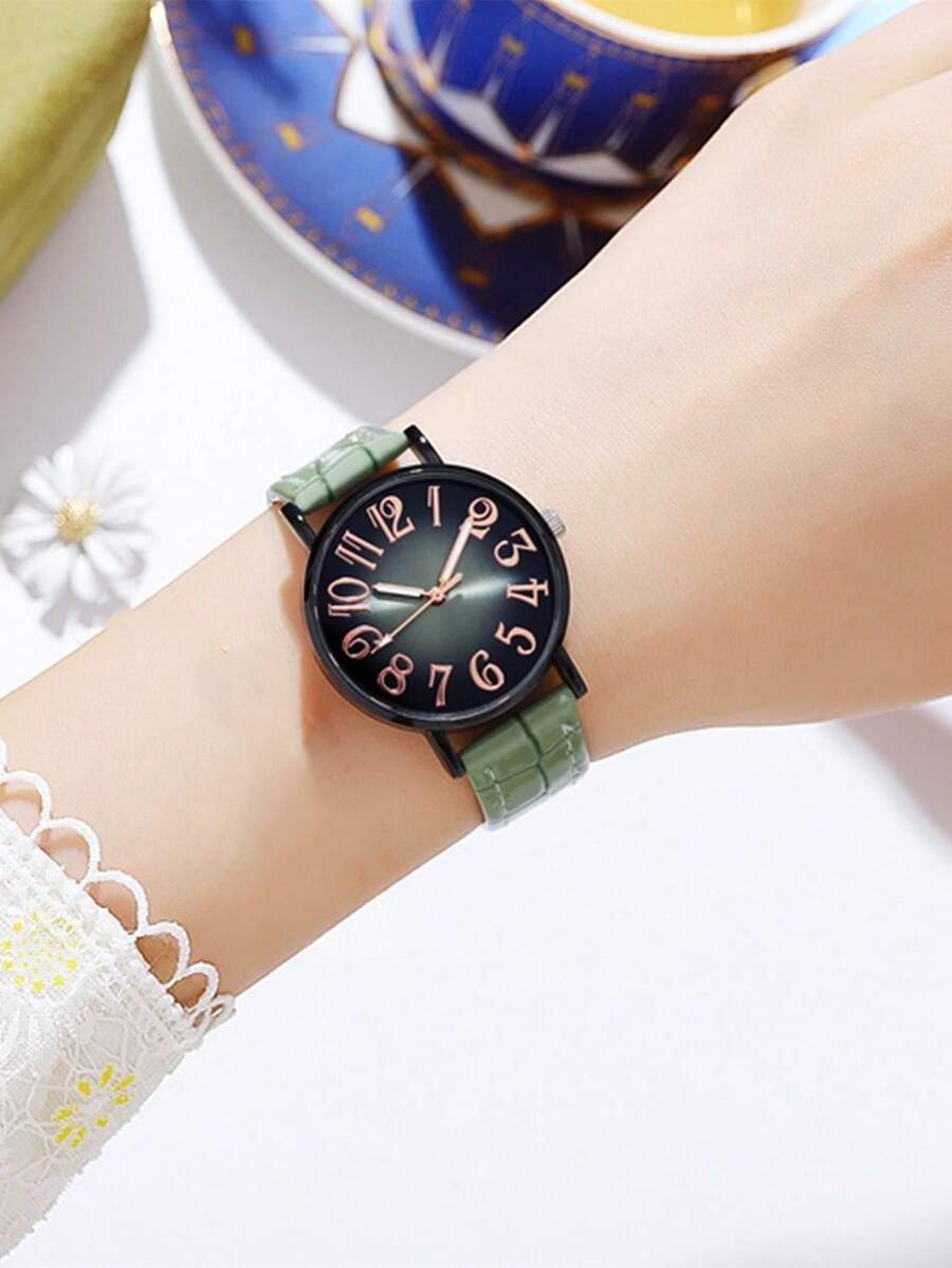 Round Pointer Quartz Watch | SHEIN USA
