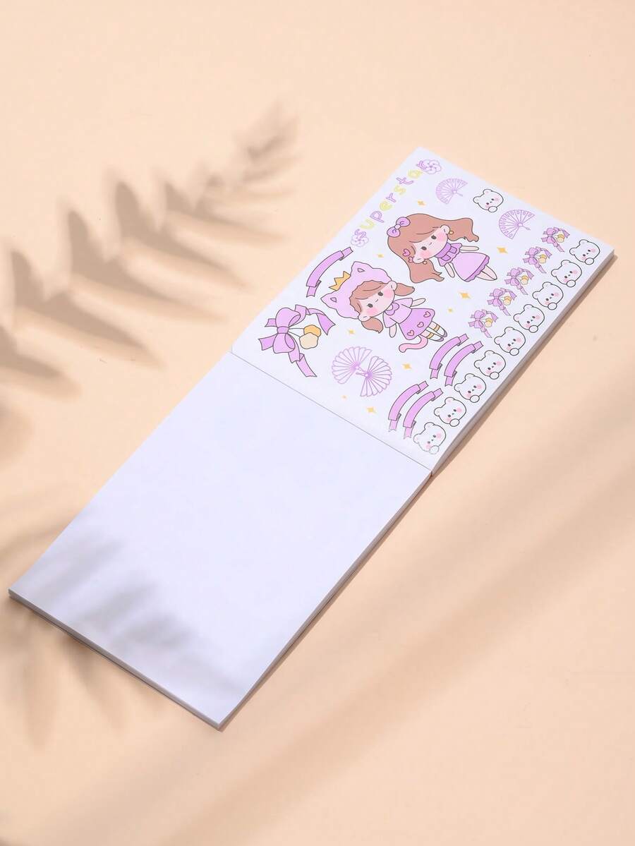 1pc Cartoon Figure Graphic Assorted Sticker Book, Cute Multi-purpose ...