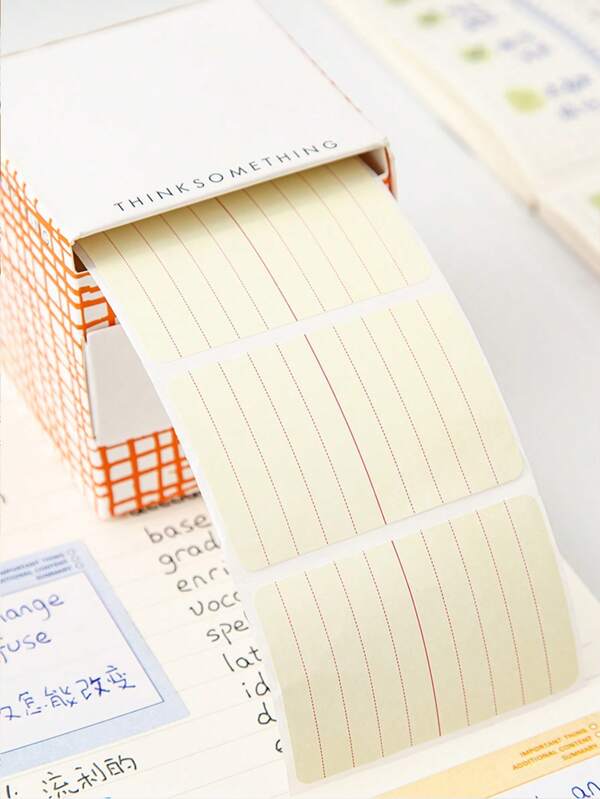 1box Line Pattern Sticky Note, Simple Multi-purpose Easy To Post ...