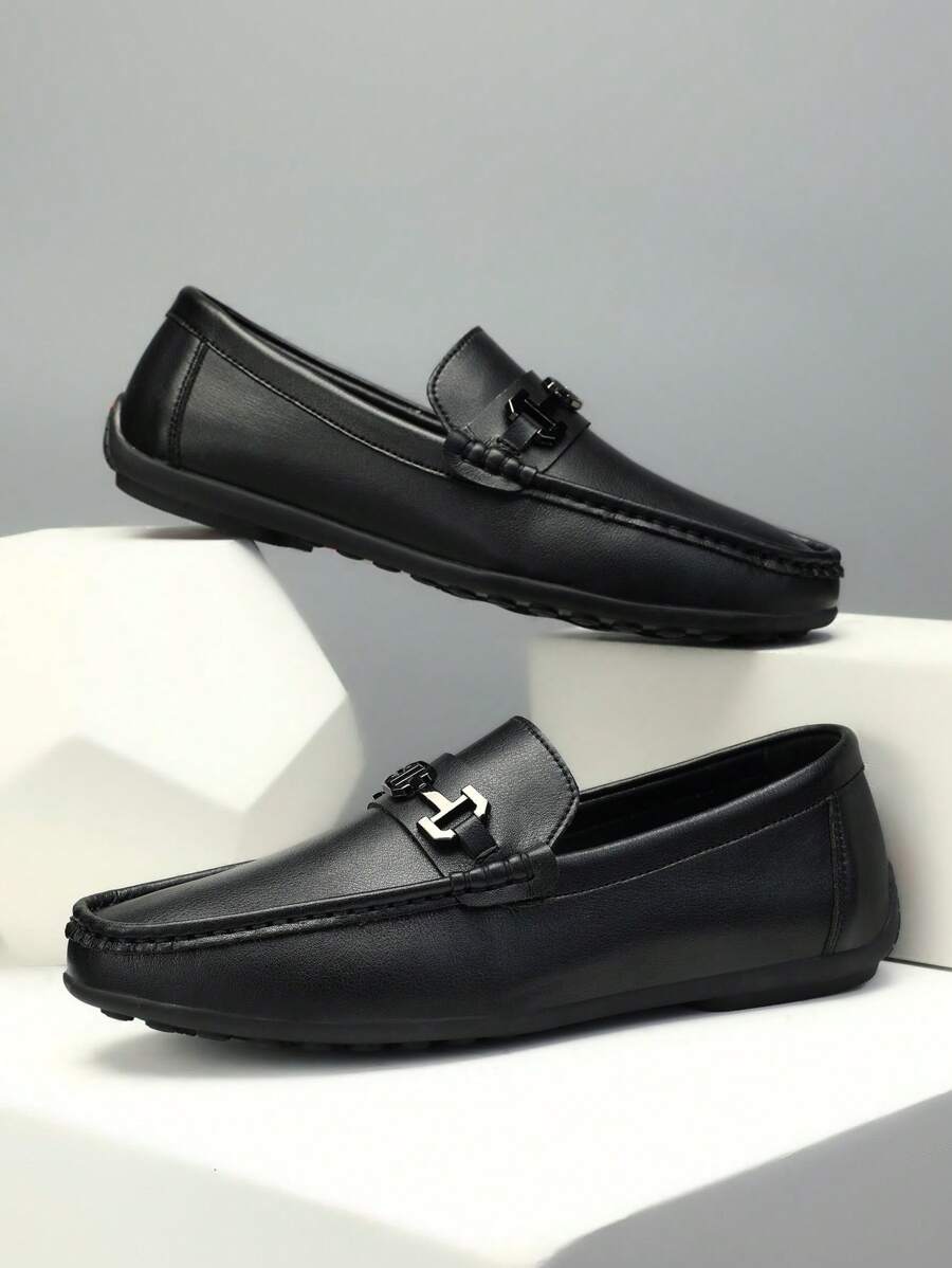 Work Loafers For Men, Metal Decor Casual Loafers | SHEIN USA
